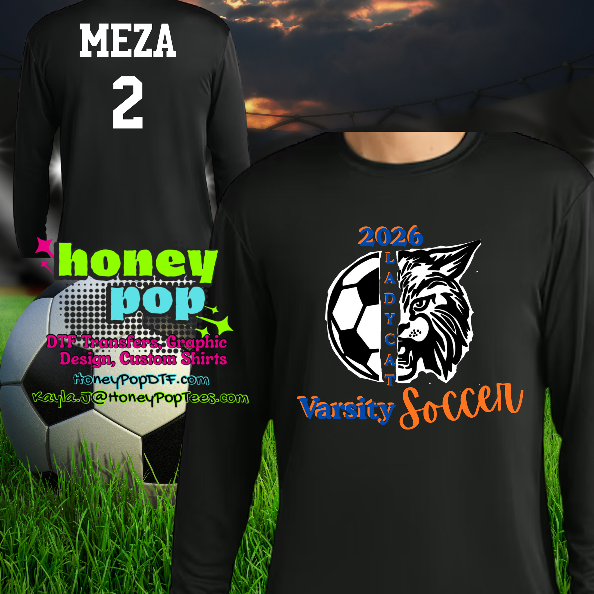2025-26 Central Lady Cat Warm Shirts(Varisty) – HoneyPop Designs, LLC