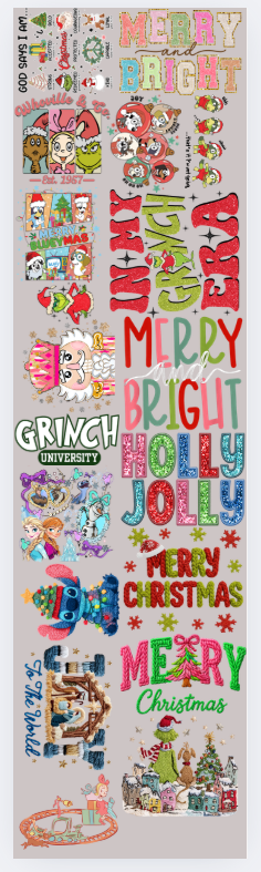 Upload A Gang Sheet(9 Color) – HoneyPop Designs, LLC